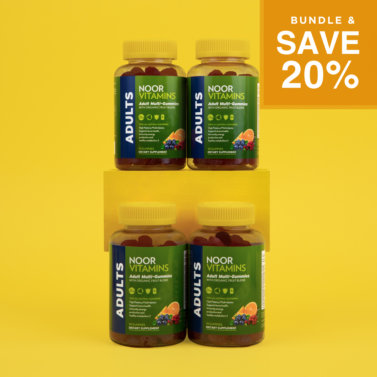 Adult Multivitamin Gummy Bundle | Noor Vitamins | Halal Vitamins
